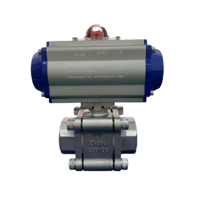 GPRO STAINLESS STEEL 304 3PC HIGH PRESSURE BALL VALVE SCREW END WITH ...